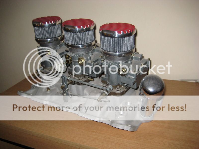 Complete Chevy Tri-Power setup