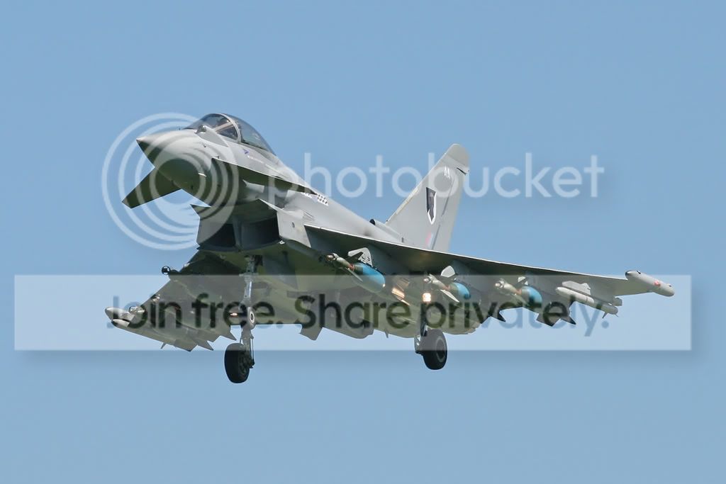 Typical weapon load for an RAF Eurofighter - Aircraft Modern ...