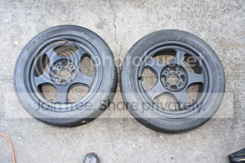 205/45/15 Nitto NT555R Drag Radials on 4x100 15" Lightweight Wheels ...