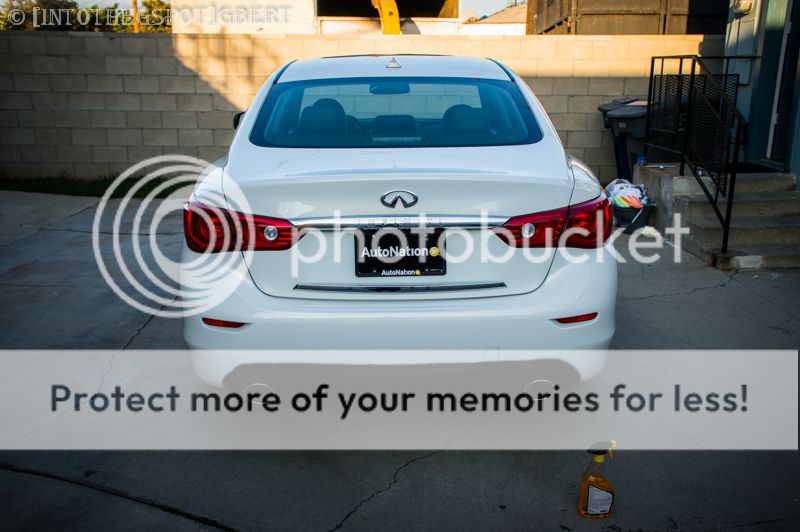 White Q50S with black vinyl wrapped roof! | Infiniti Q50 Forum