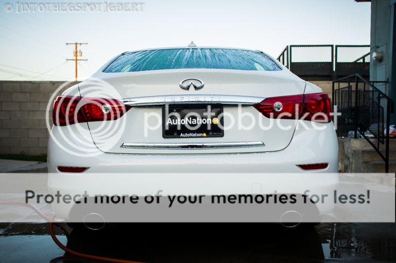 White Q50S with black vinyl wrapped roof! | Infiniti Q50 Forum